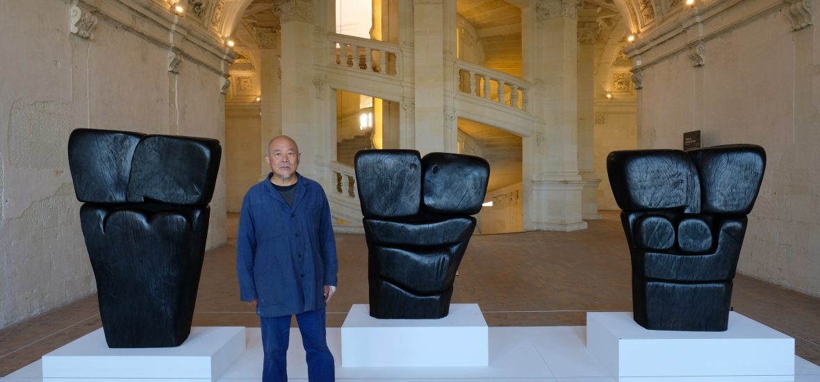 Le thème du couple par Wang Keping à Chambord