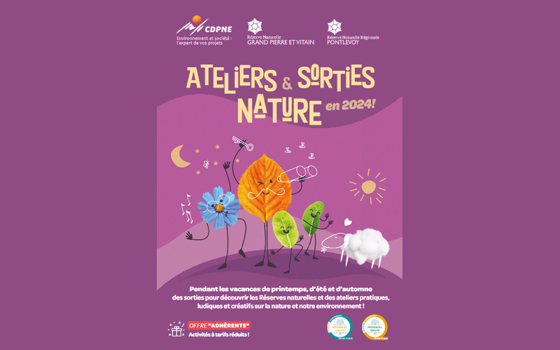 Sorties et ateliers nature ce printemps et cet été avec le CDPNE